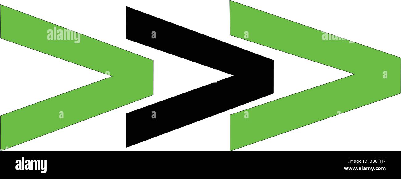 Green arrow marker Stock Vector Images - Alamy