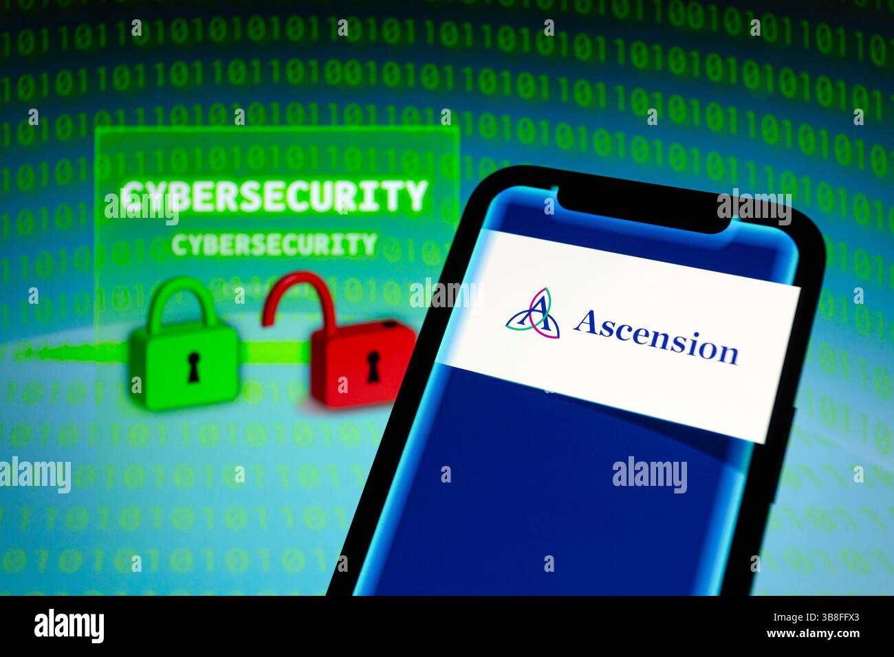 May 9, 2024, Asuncion, Paraguay: Logo of Ascension, a U.S.-based health ...