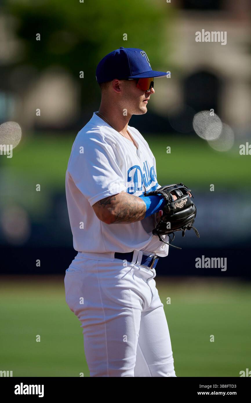 Tulsa Drillers third baseman Nick Senzel (26) during an MiLB Texas ...