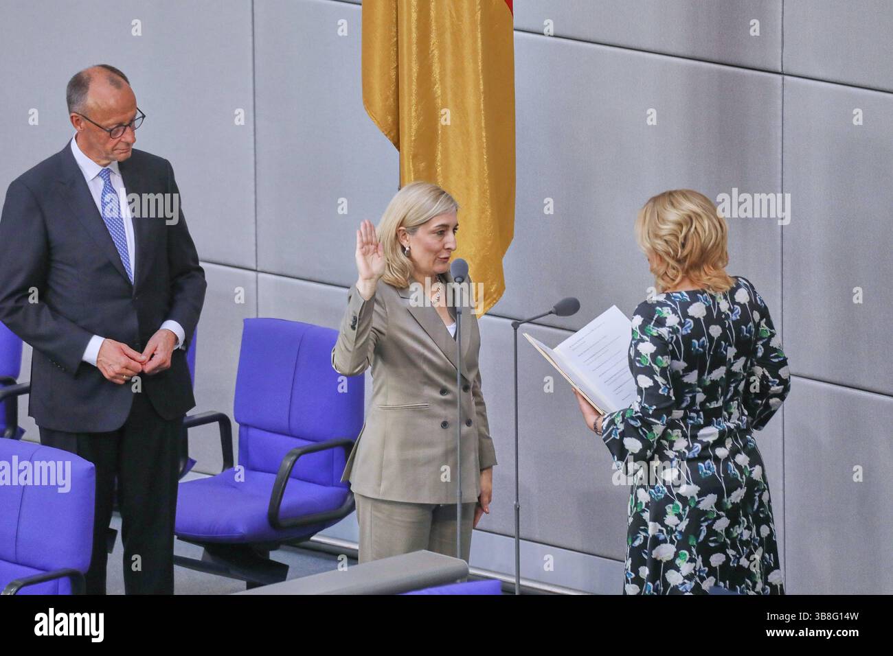 Berlin, Deutschland, 06.05.2025: Deutscher Bundestag: 2 ...