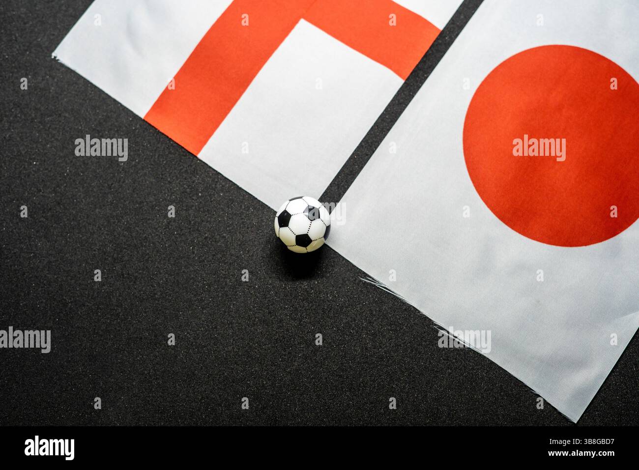 England vs Japan, Football match with national flags Stock Photo - Alamy