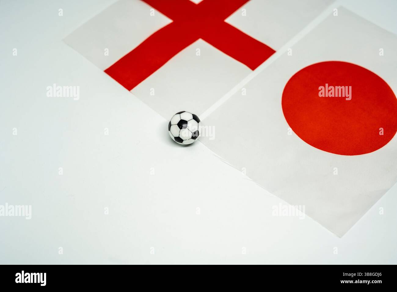 England vs Japan, Football match with national flags Stock Photo - Alamy