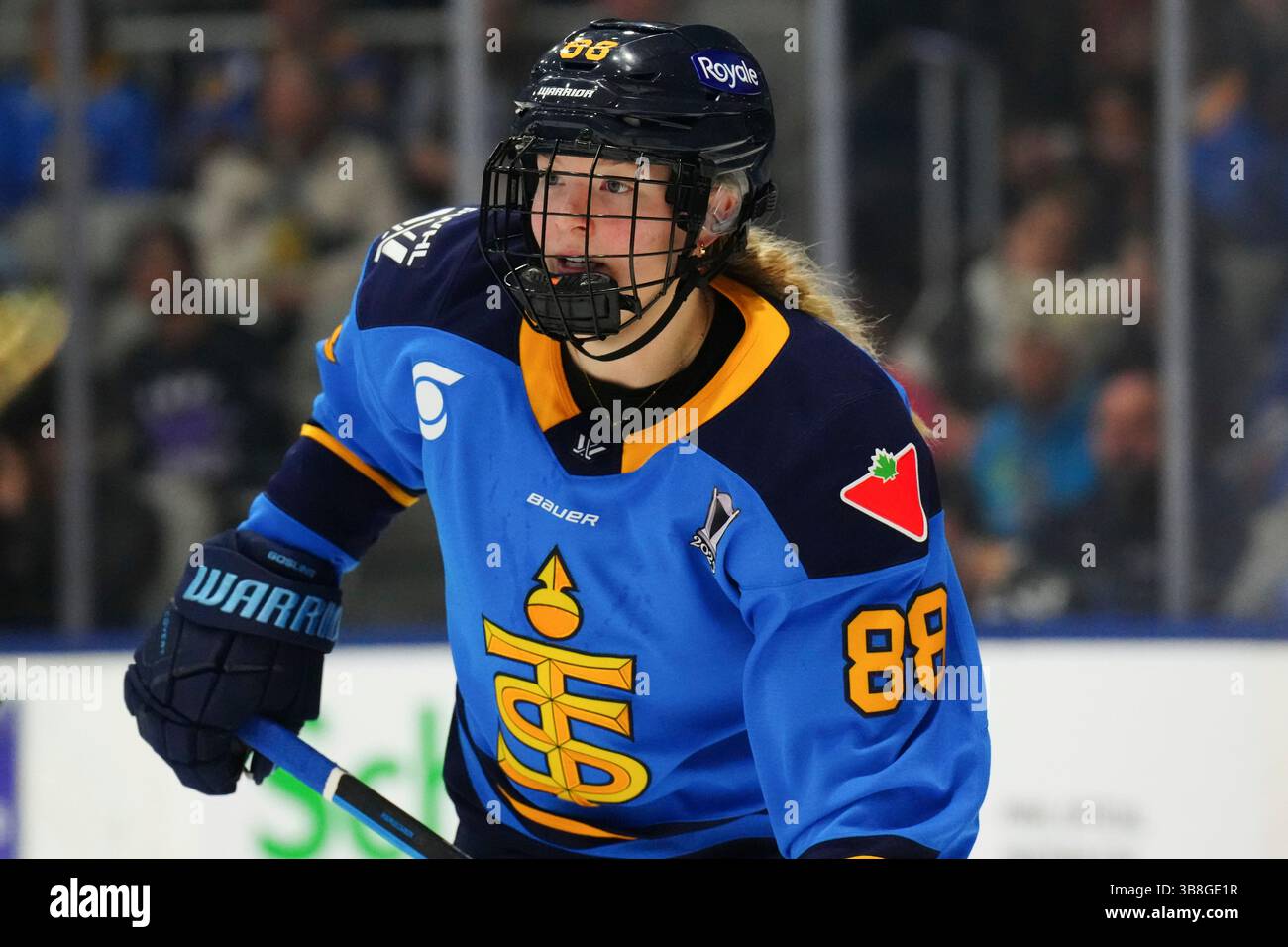 Toronto Sceptres' Julia Gosling is seen during second period PWHL playoff action against the ...