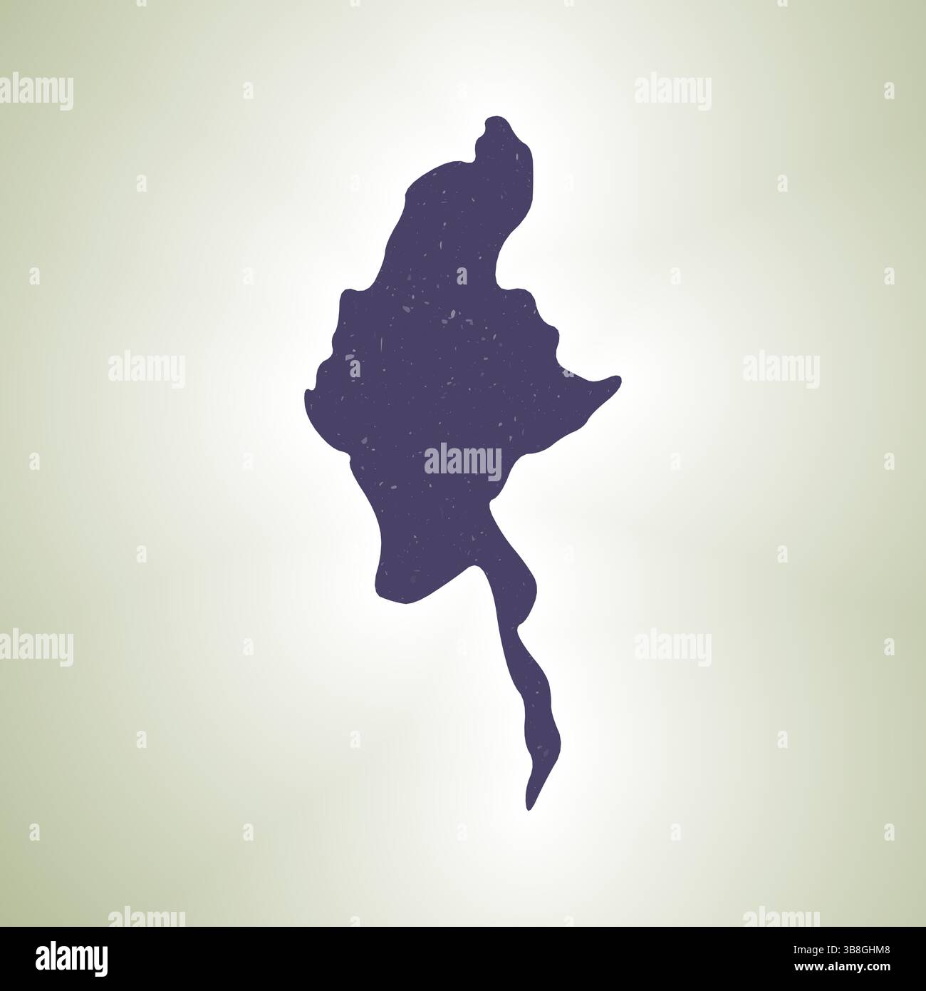 Myanmar shape on gradient background. Country map with scratch texture. Myanmar vibrant poster ...