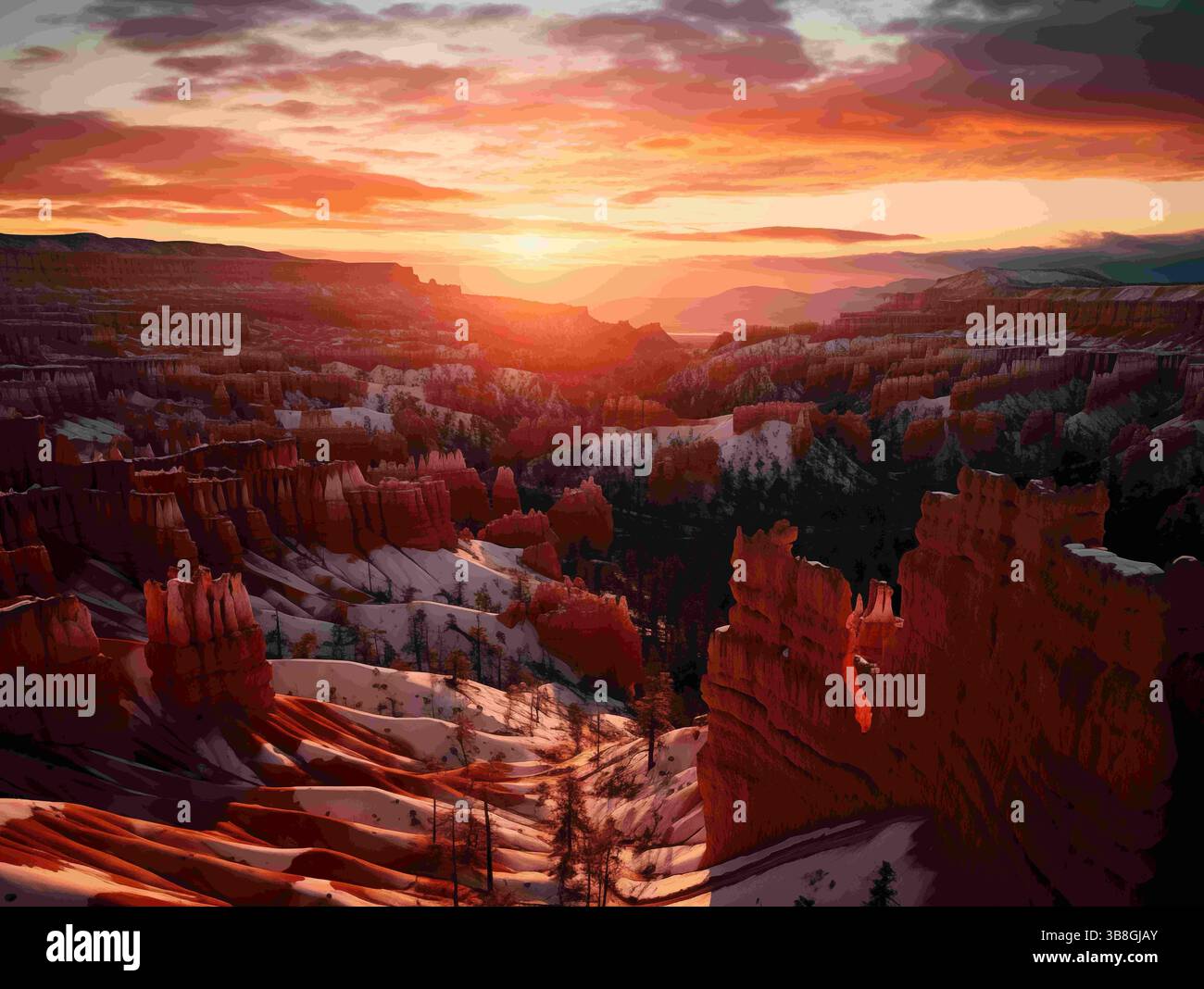 Headward erosion excavated large amphitheater shaped features hi-res ...