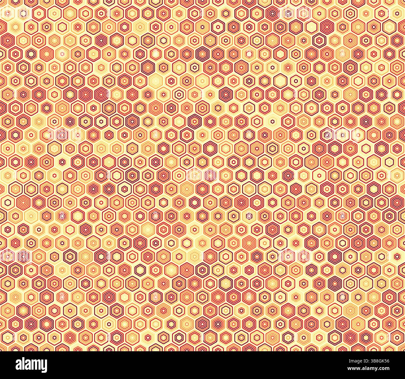Abstract template background. Bold rounded stacked hexagons mosaic pattern. Hexagon shapes ...