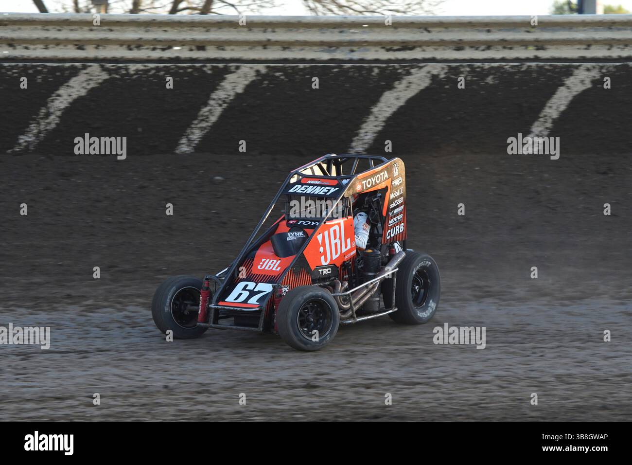 KOKOMO, IN - APRIL 27: Jacob Denney (67) Keith Kunz/Curb-Agajanian ...