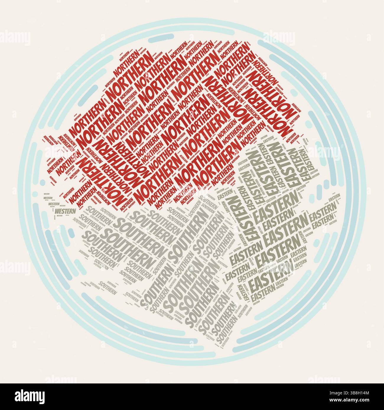 Sierra Leone Round Poster. Typography style image of the country ...