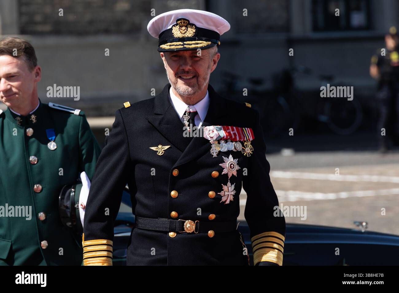 Copenhagen, Denmark. 07th May, 2025. King Frederik arrives as the ...