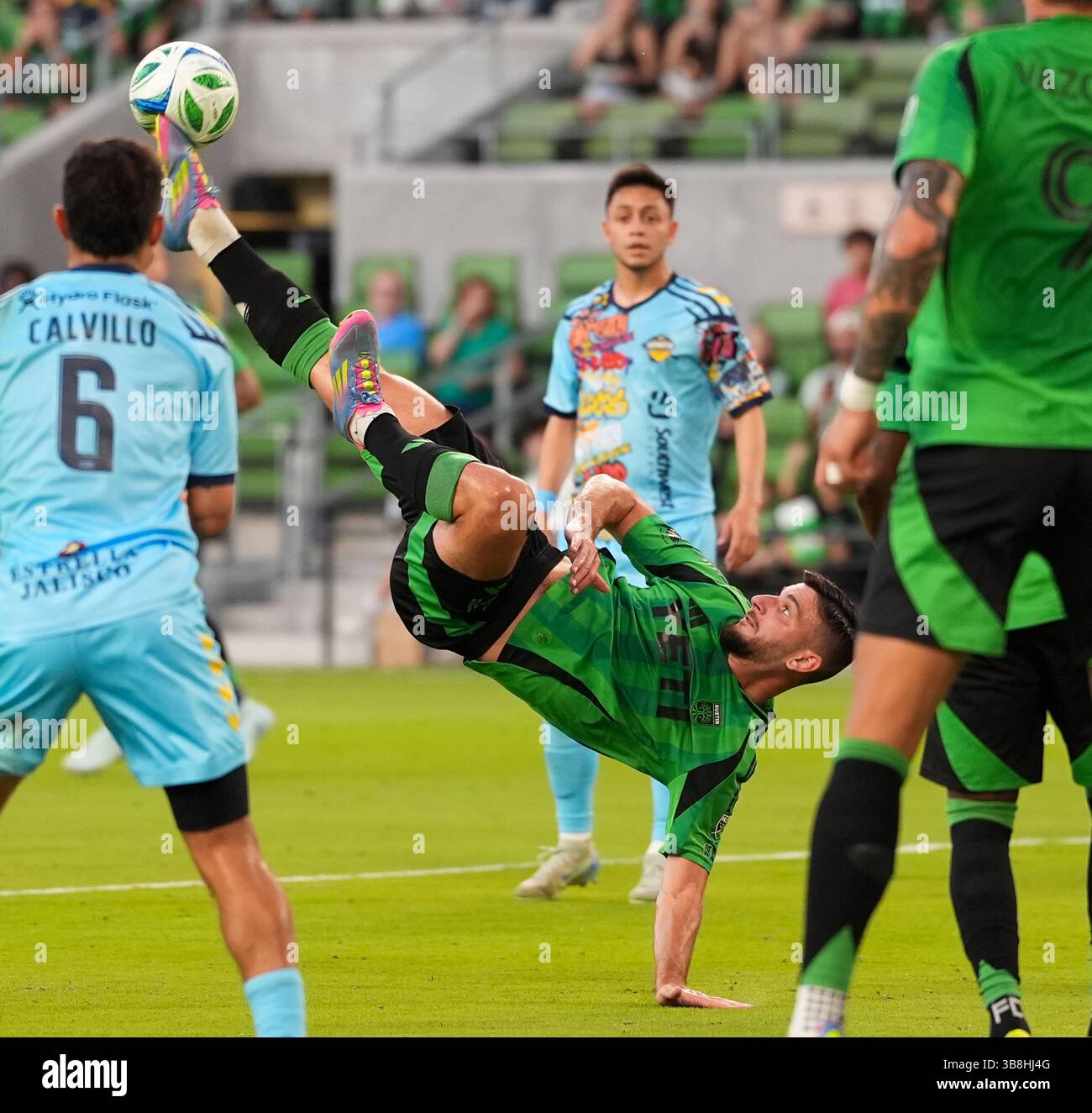 Austin, Texas, USA. 7th May, 2025. Austin FC midfielder BESARD SABOVIC ...