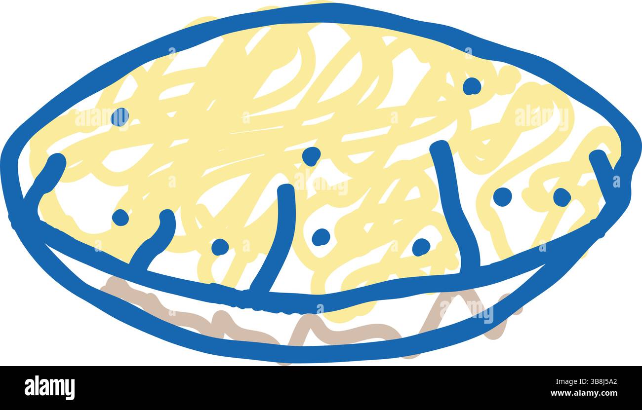 roti bread indian cuisine icon doodle illustration Stock Vector Image ...