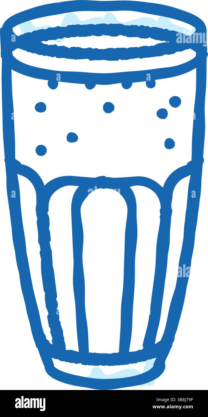 lassi drink indian cuisine icon doodle illustration Stock Vector Image ...