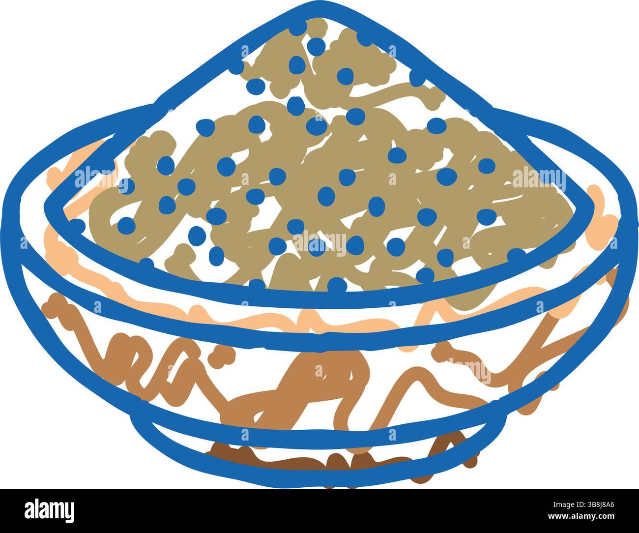 garam masala indian cuisine icon doodle illustration Stock Vector Image ...