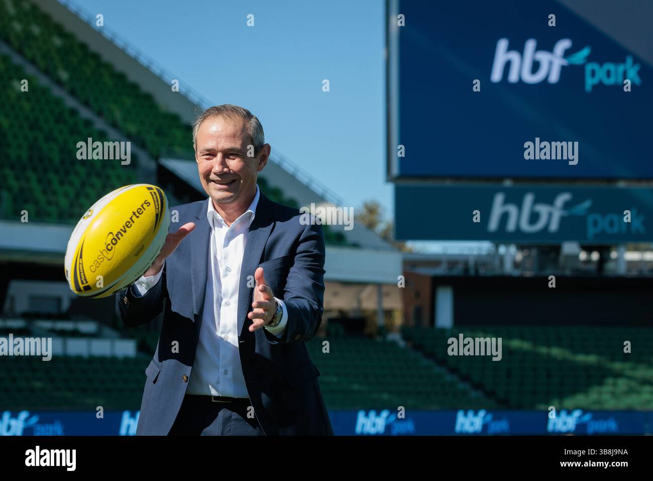 Perth, Australia. 08th May, 2025. Premier Roger Cook poses for a ...