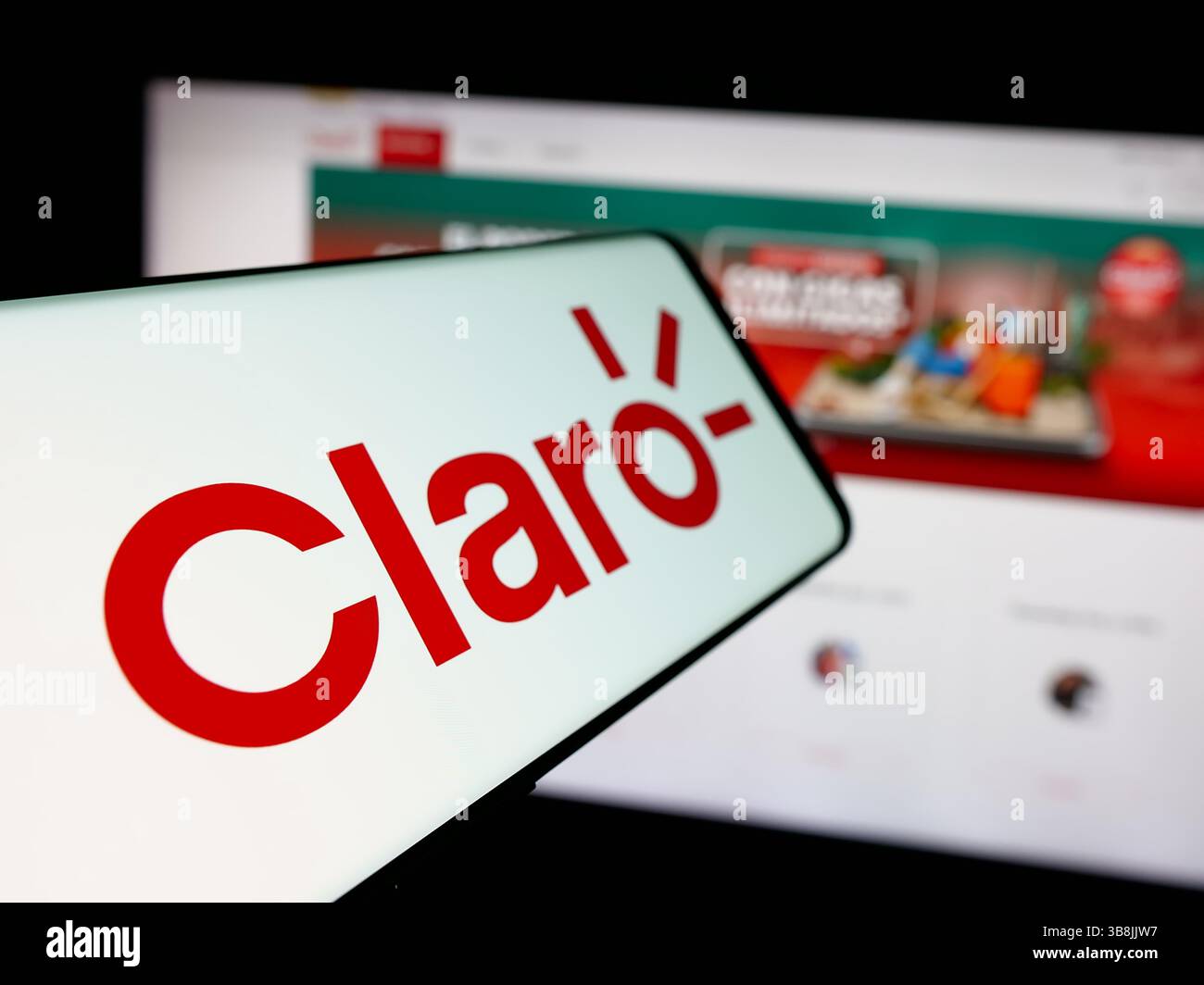 Germany. 14th Apr, 2025. In this photo illustration, a smartphone with ...