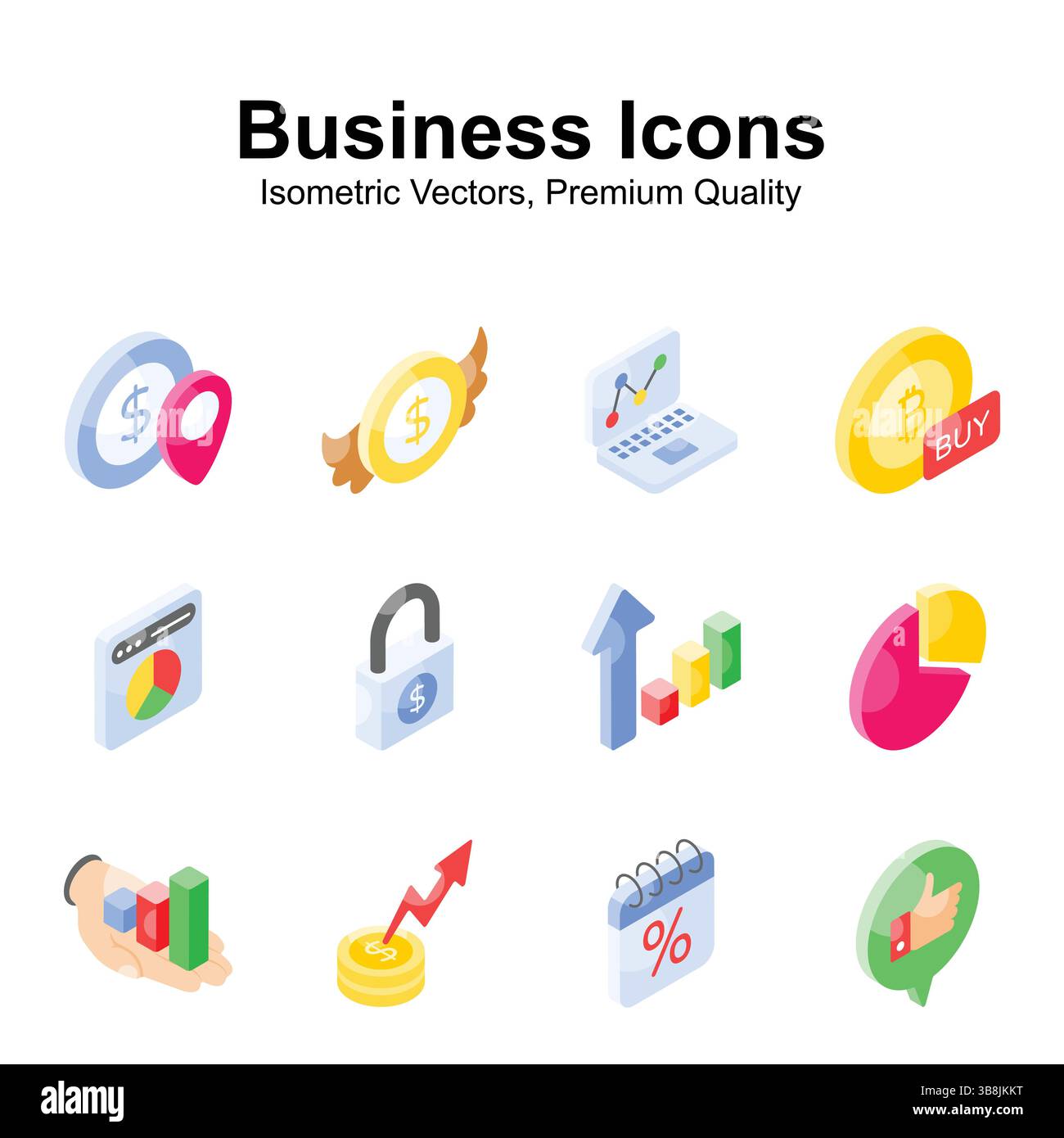 Take a glimpse at this amazing business and finance isometric vectors ...