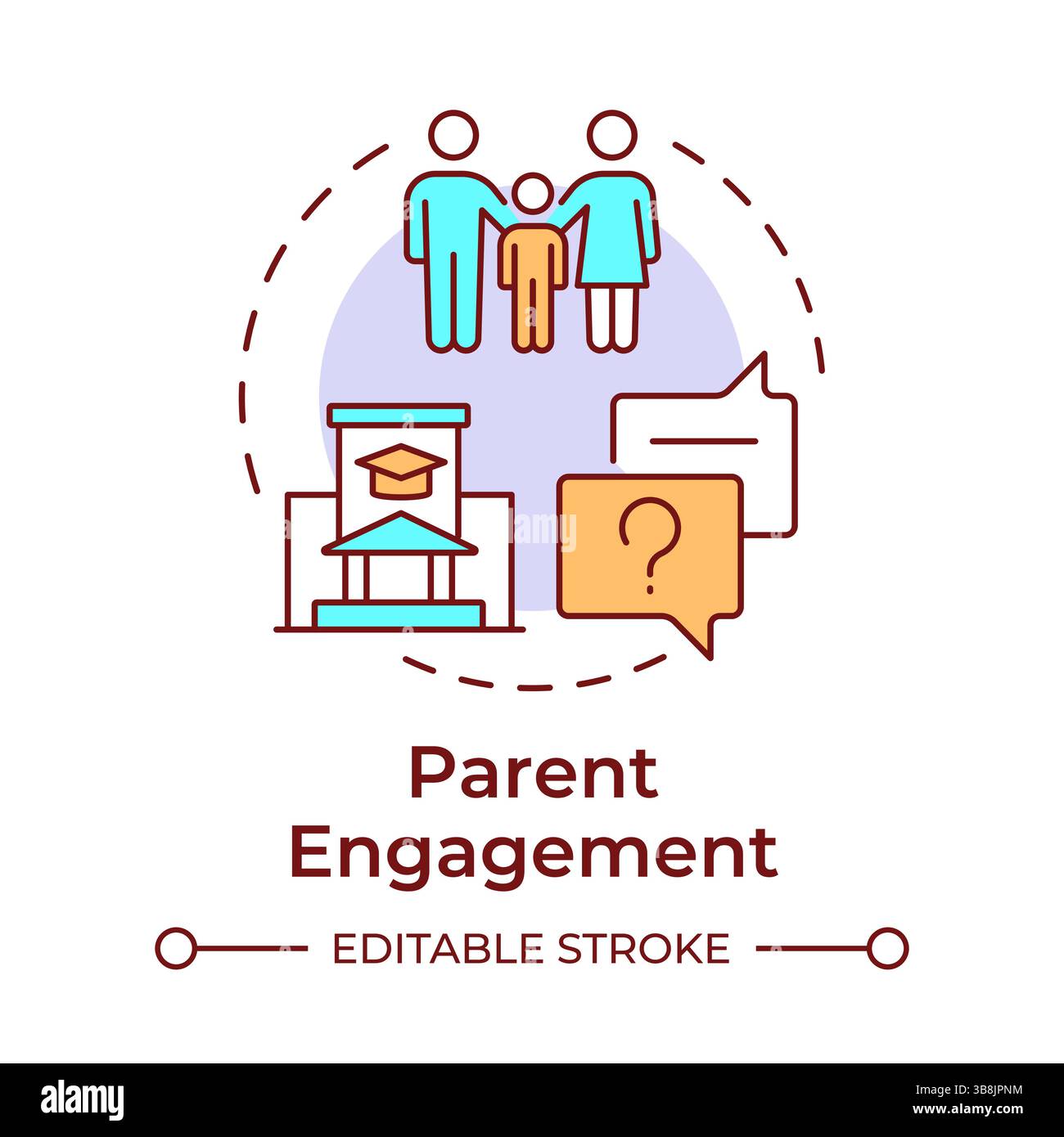 Parent engagement Cut Out Stock Images & Pictures - Alamy