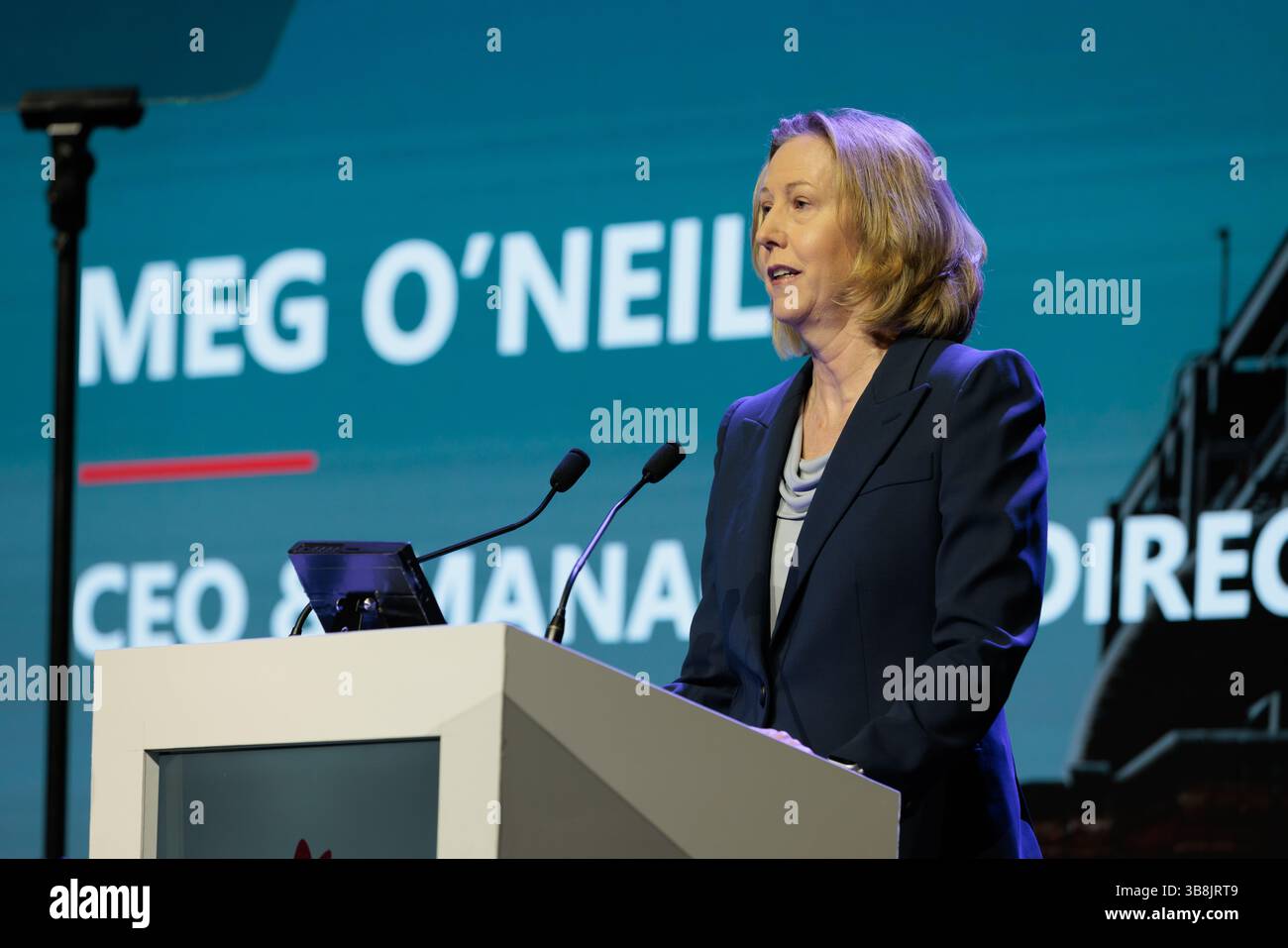 Perth, Australia. 08th May, 2025. CEO of Woodside Energy, Meg O'Neill ...