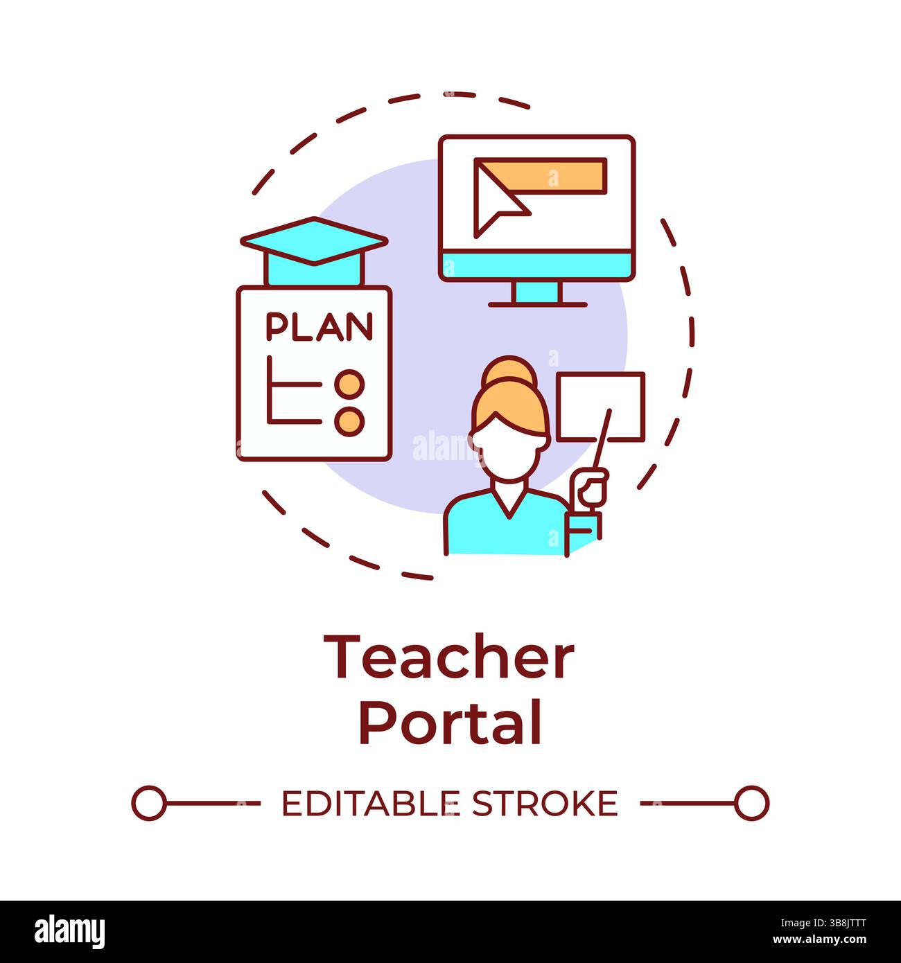 Control portal Stock Vector Images - Alamy