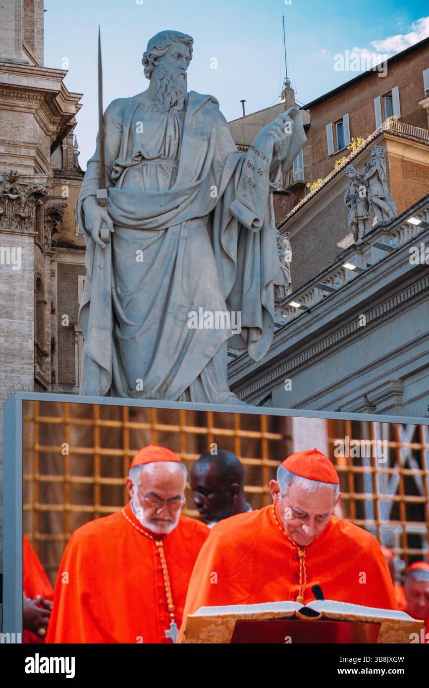 Cardinal Matteo Zuppi is sworn to secrecy before the conclave. The conclave's first day unfolded ...