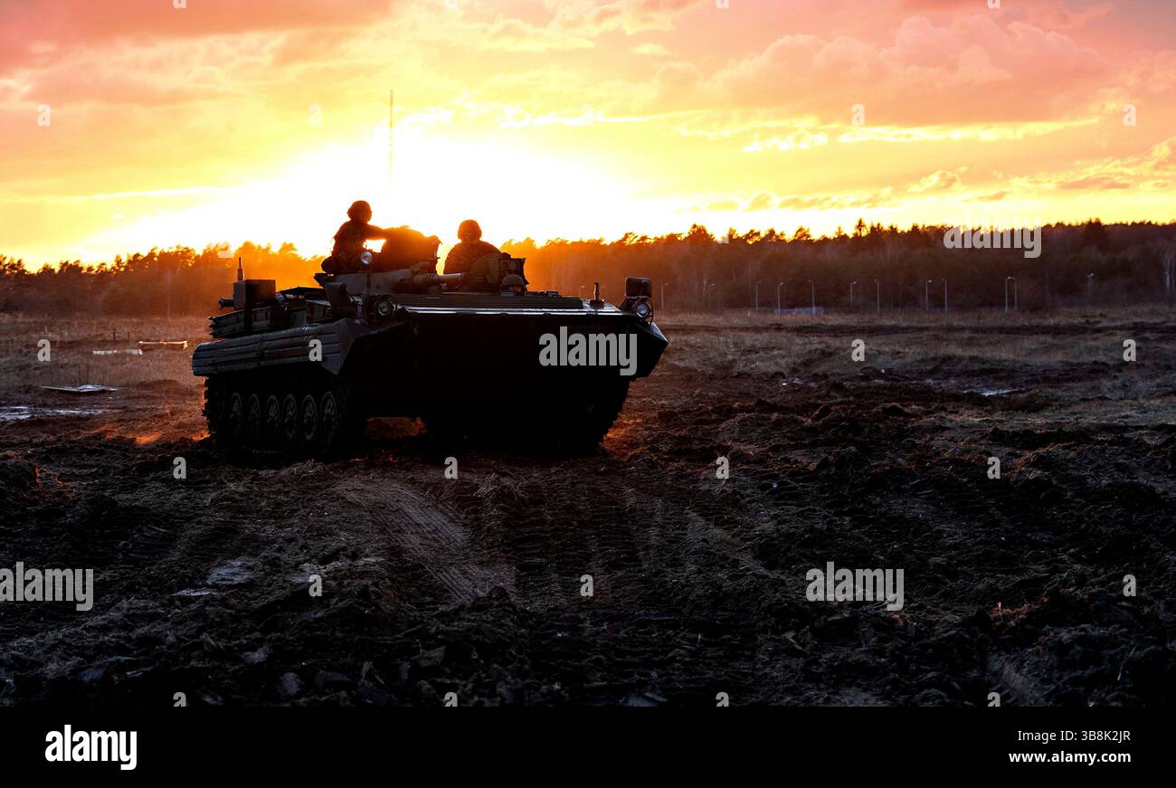 February 24, 2024, Drawsko Pomorskie, Poland: Polish Soldiers assigned ...