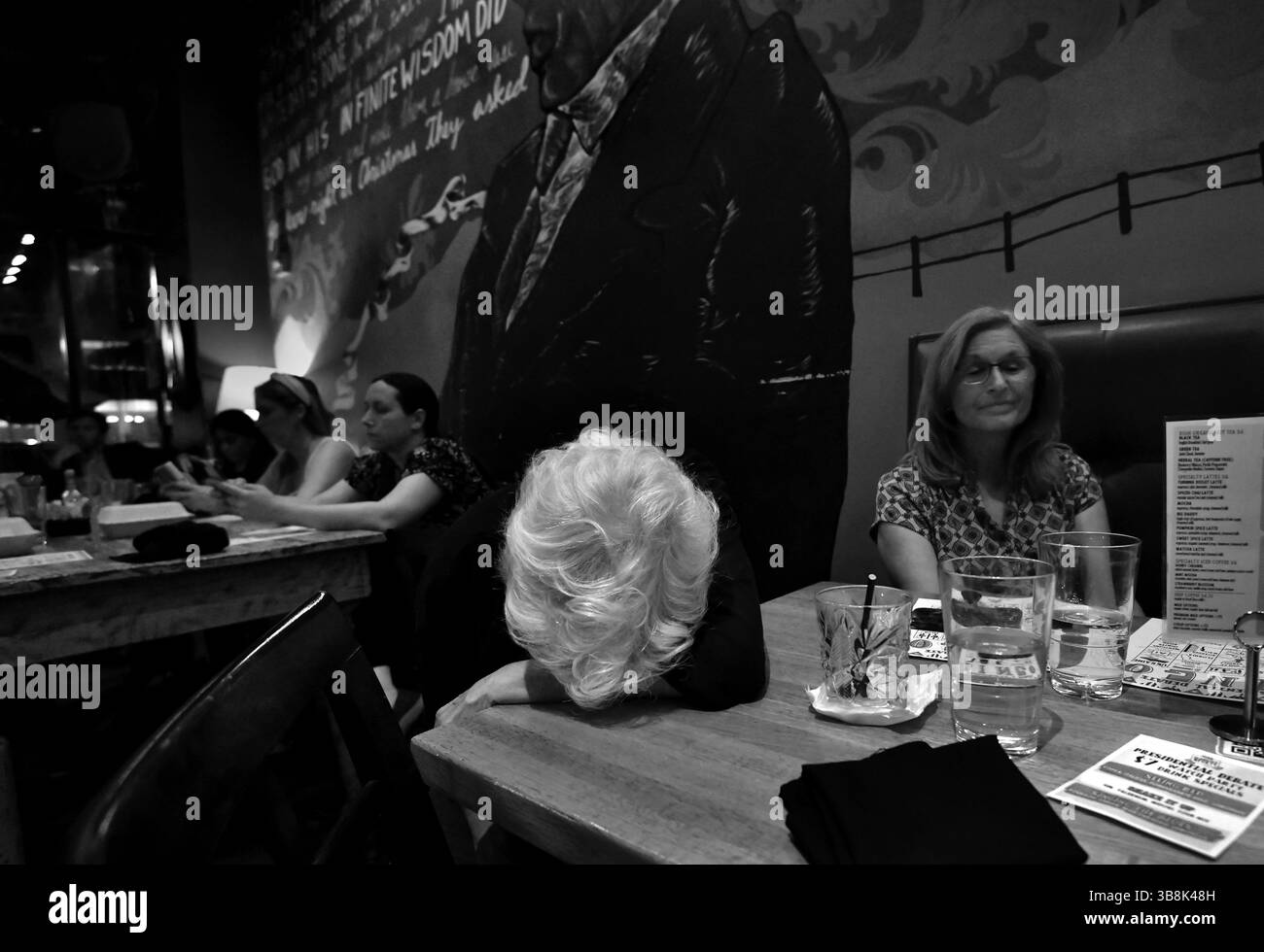 June 2024 debate trump biden Black and White Stock Photos & Images - Alamy