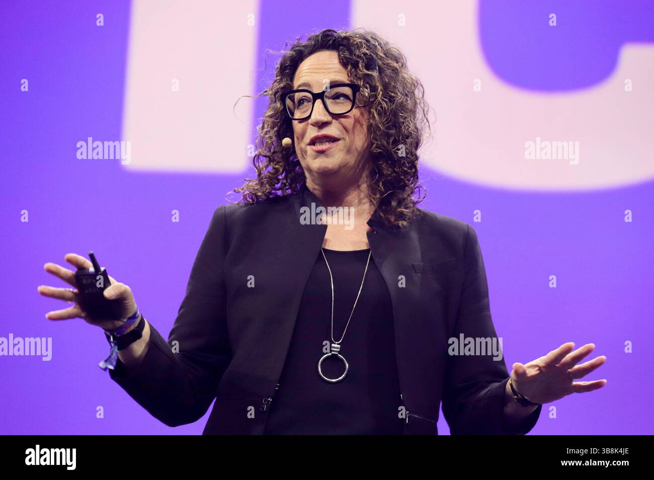 Amy Webb beim OMR Festival 2025 in den Messehallen. Hamburg, 07.05.2025 ...