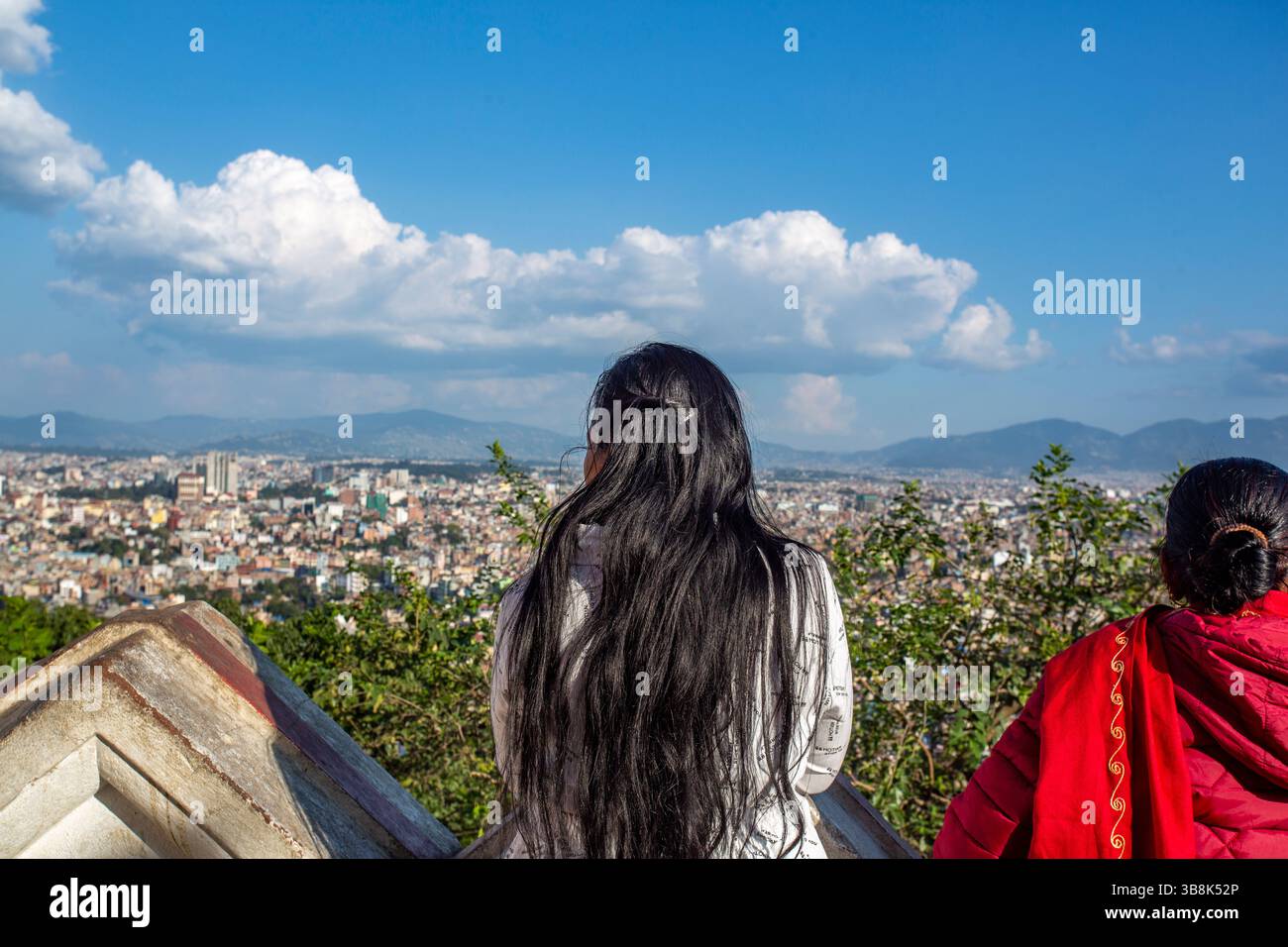 Swayambhunath Monkey Temple, Kathmandu, Nepal. Swayambhu Maha Chaitya ...