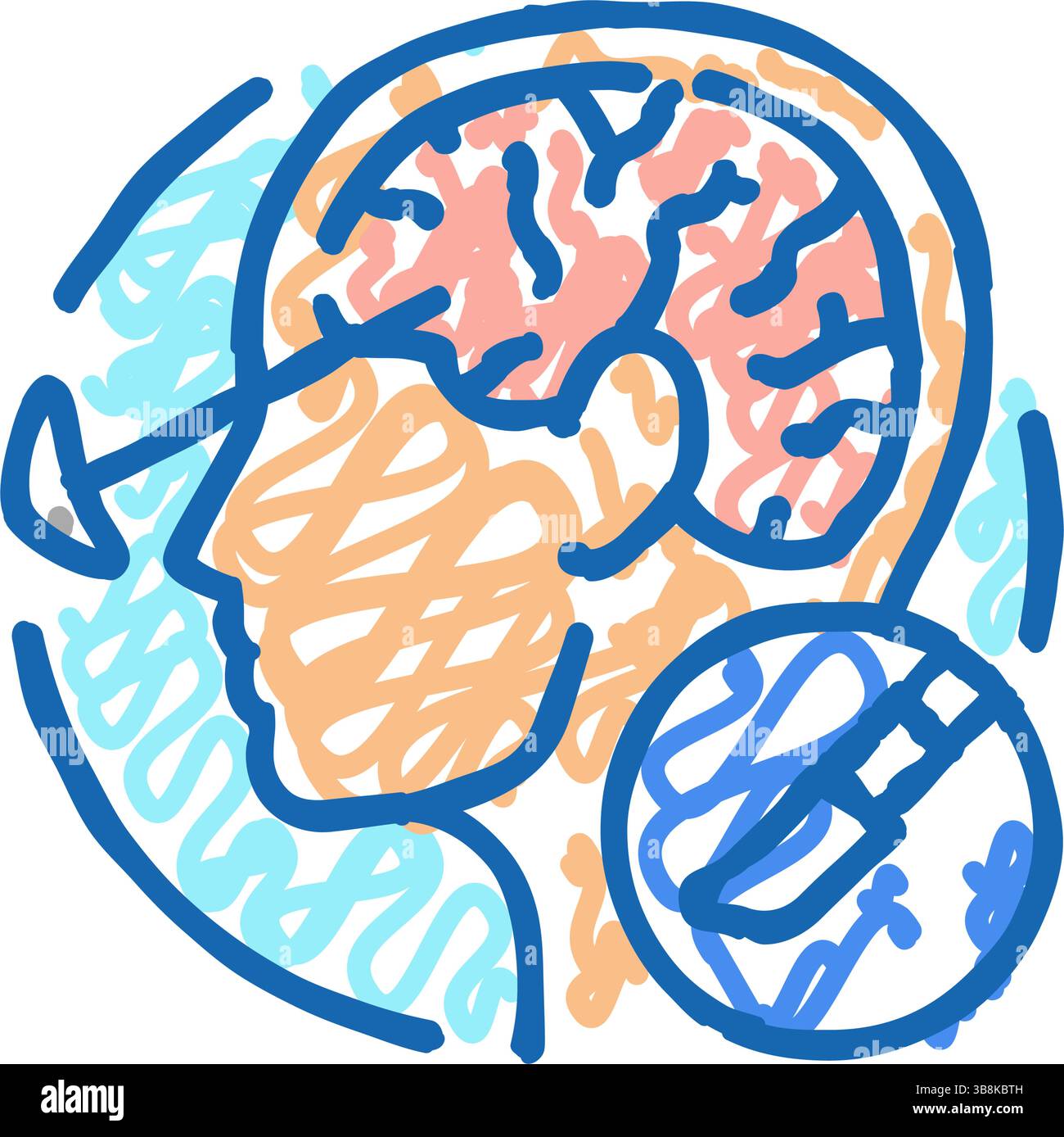 lobotomy surgery hospital icon doodle illustration Stock Vector Image ...