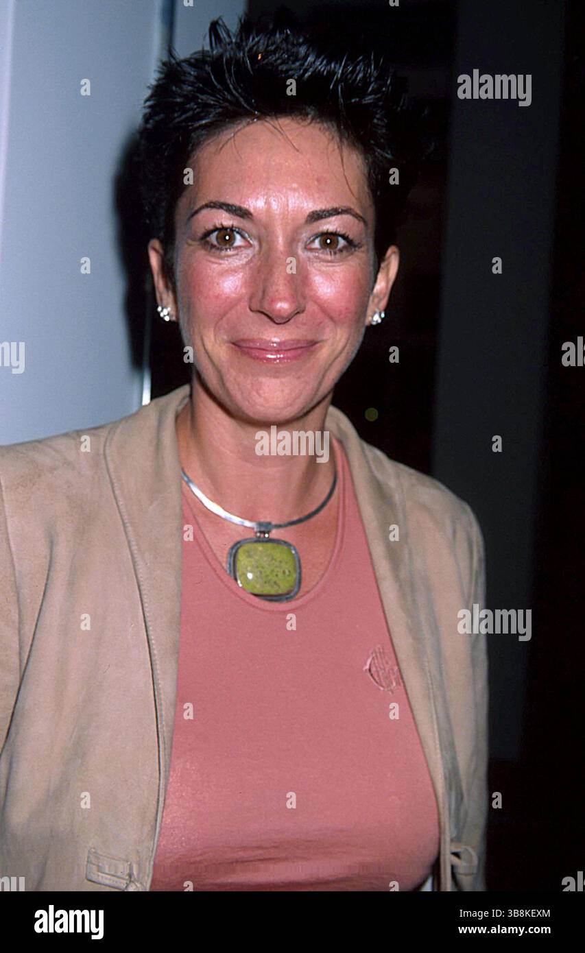 September 20, 2002, New York New York, USA: GHISLAINE MAXWELL attends ...