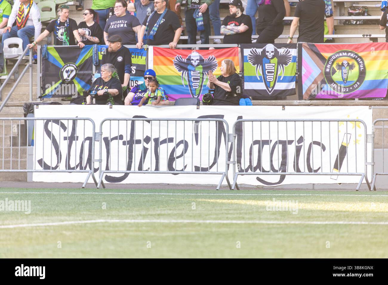 Tukwila, Washington, USA. 6th May, 2025. Tacoma Defiance FANS, the ...