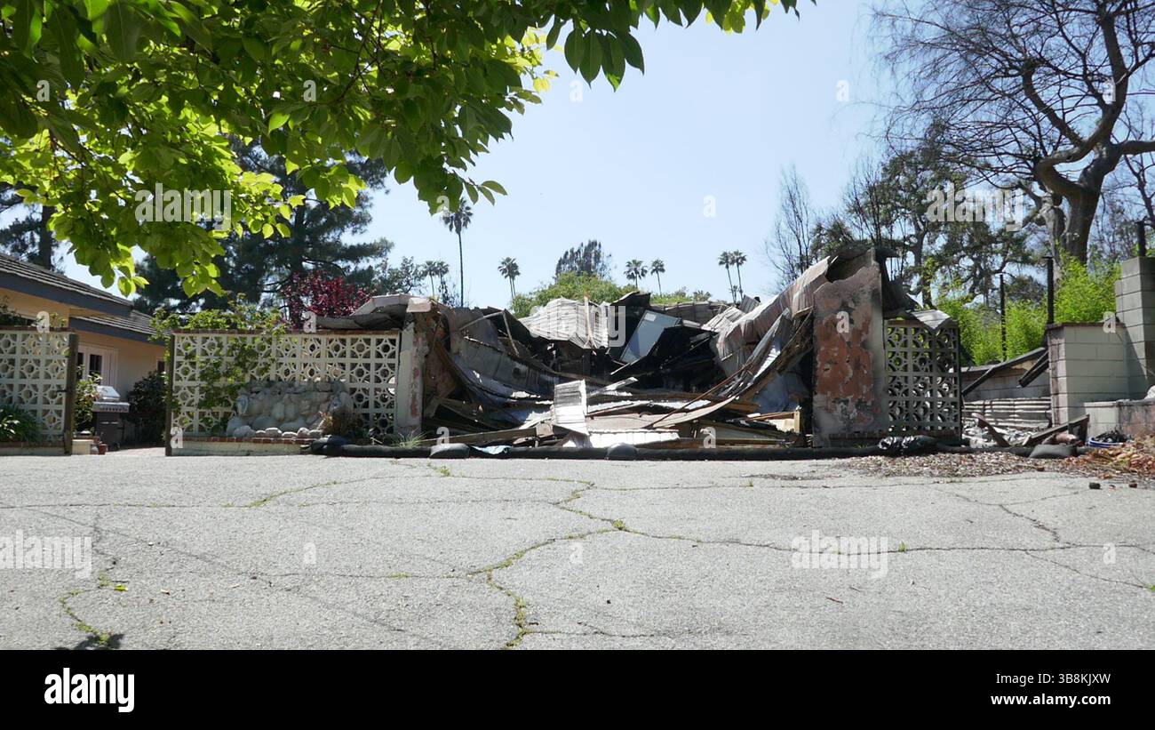 Altadena, California, USA 7th May 2025 Altadena aftermath and cleanup ...