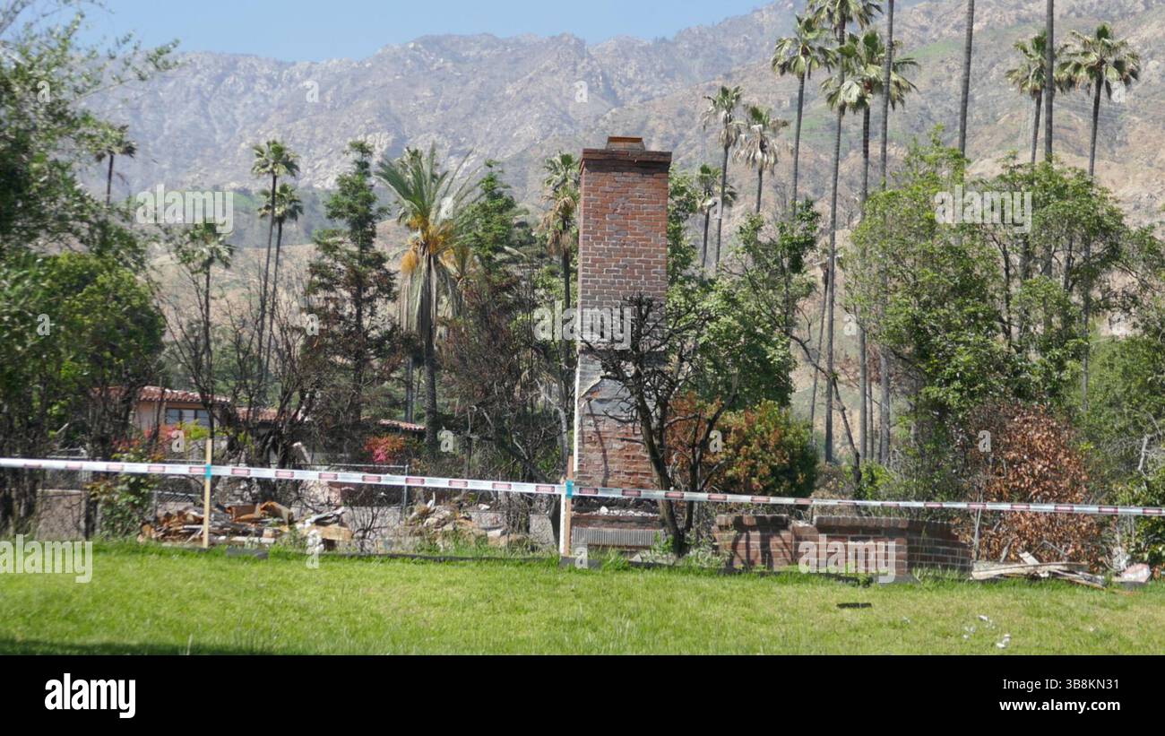 Altadena, California, USA 7th May 2025 Altadena aftermath and cleanup ...