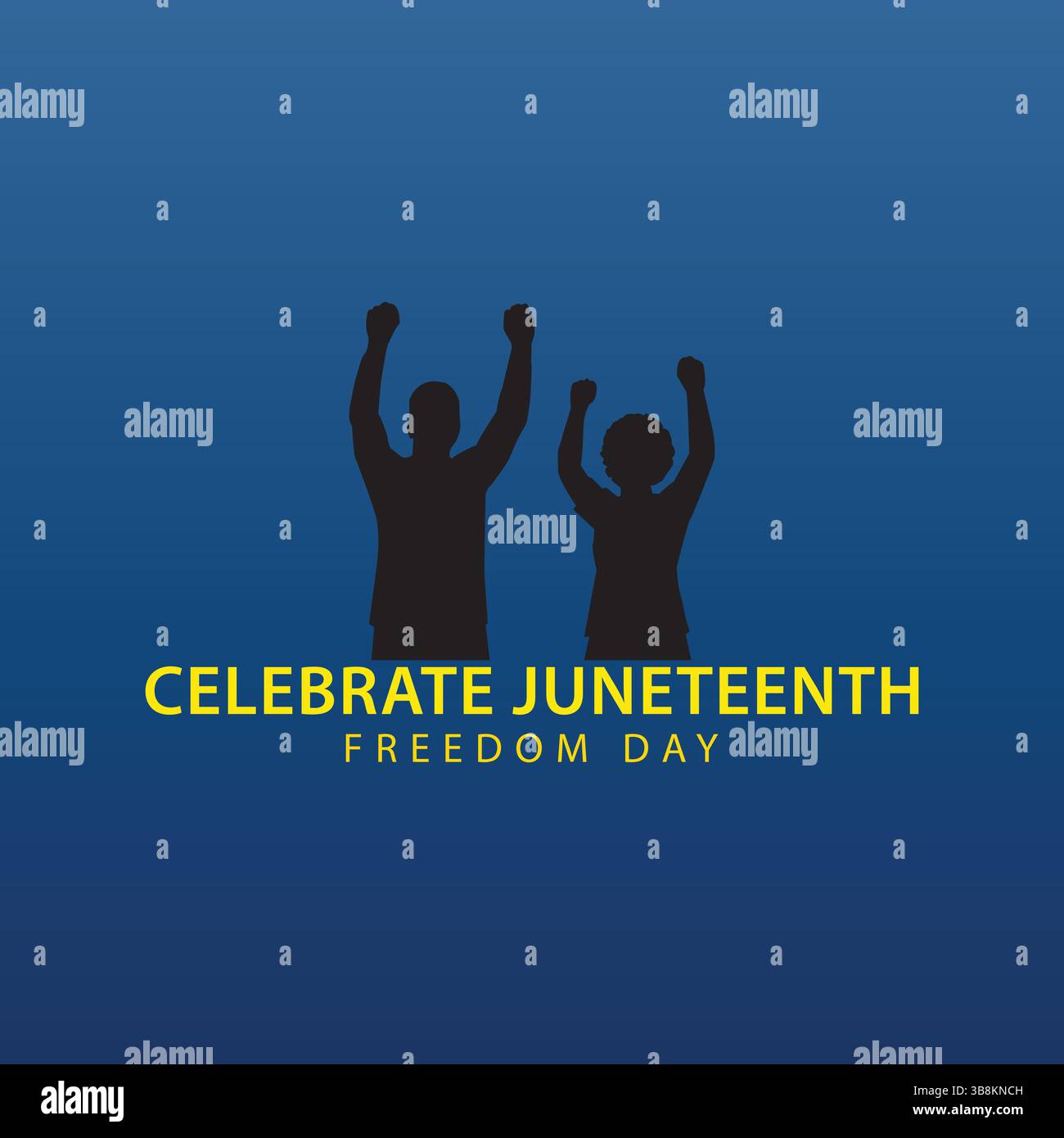 Juneteenth Festivities Honoring Freedom on June 19 Stock Vector Image ...