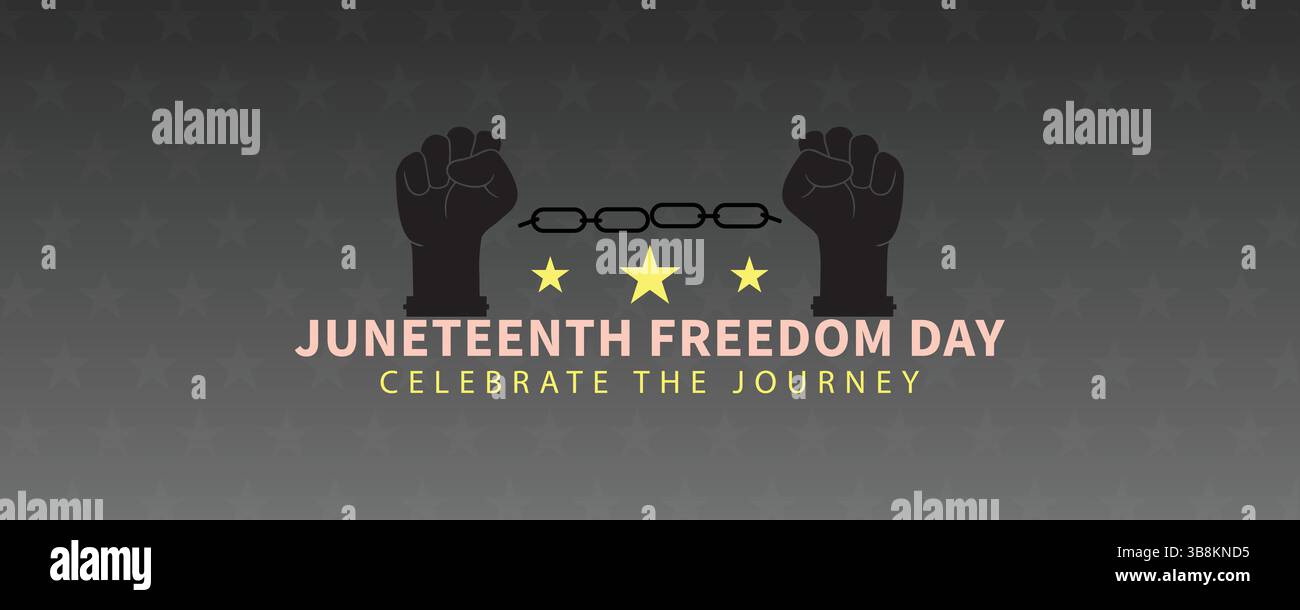 Embracing Juneteenth Recognizing Freedom Day on June 19 Stock Vector Image & Art - Alamy