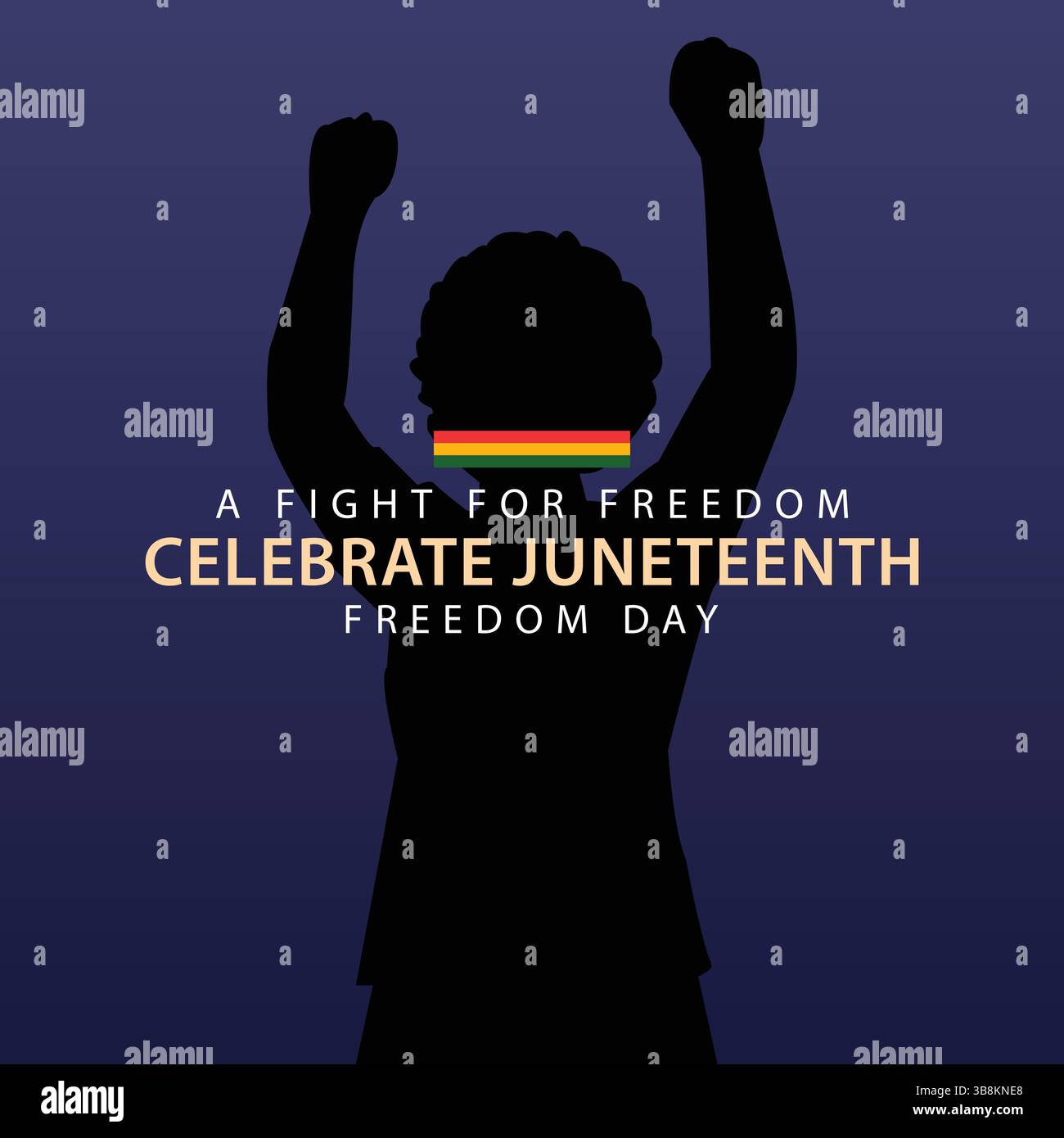 Juneteenth Jubilation Celebrating Freedom on June 19 Stock Vector Image ...
