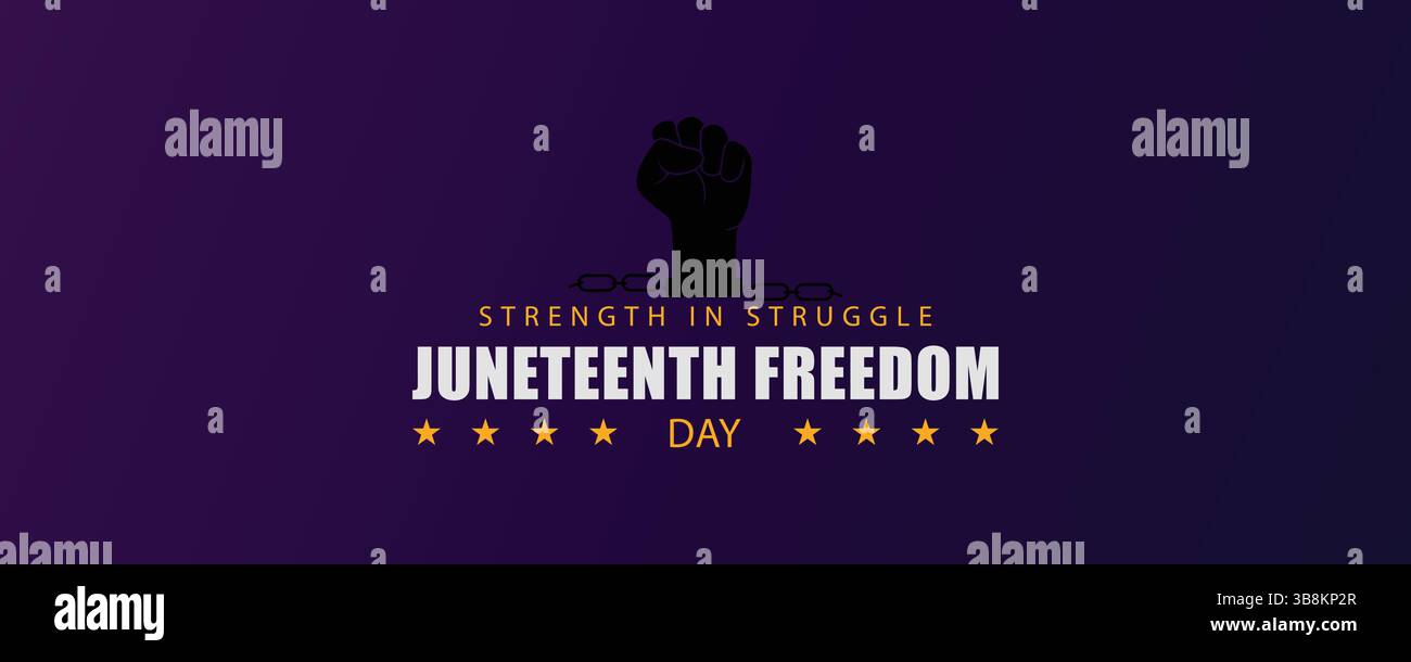 Juneteenth A Day to Remember and Celebrate Freedom on June 19th Stock ...