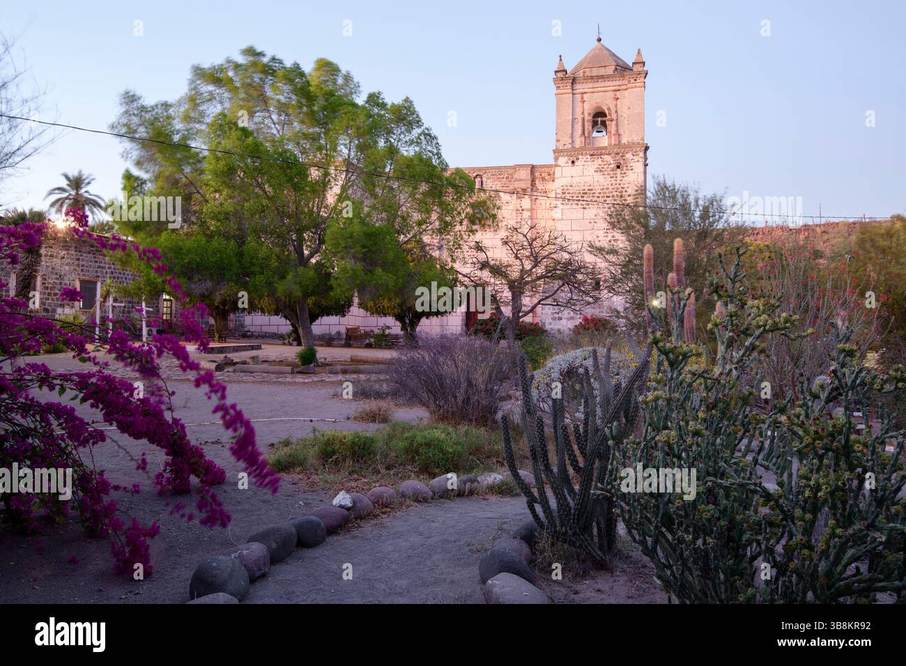 Mexico, Baja California Sur, Mulege, San Ignacio, Mision de San Ignacio ...