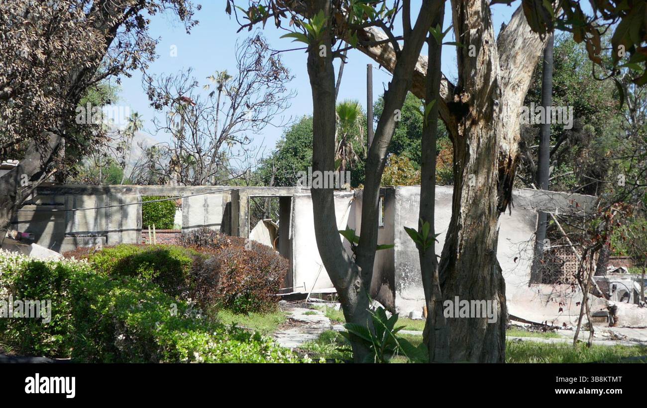 Altadena, California, USA 7th May 2025 Altadena aftermath and cleanup ...