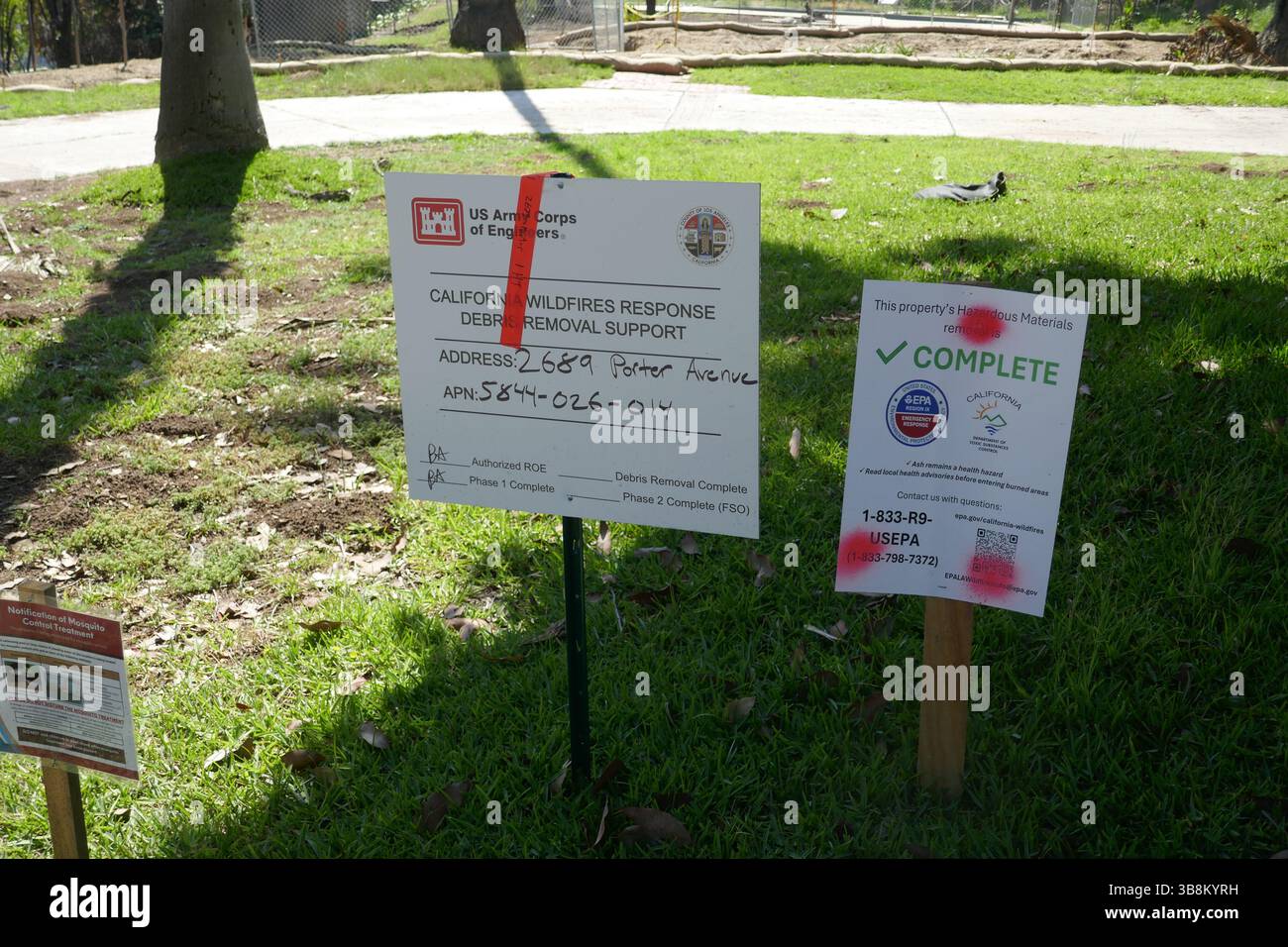Altadena, California, USA 7th May 2025 Altadena aftermath and cleanup ...