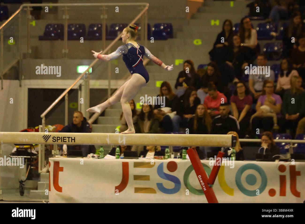 April 20, 2024, Jesolo, Veneto, Italy: EVELYN LOWE of Team USA competes ...