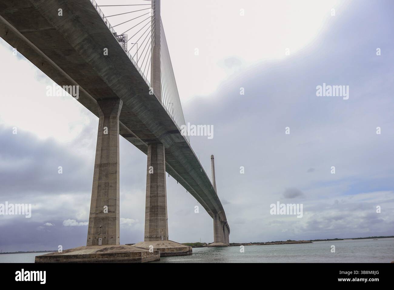 The image shows the Cebu-Cordova Link Expressway (CCLEX), which is the ...