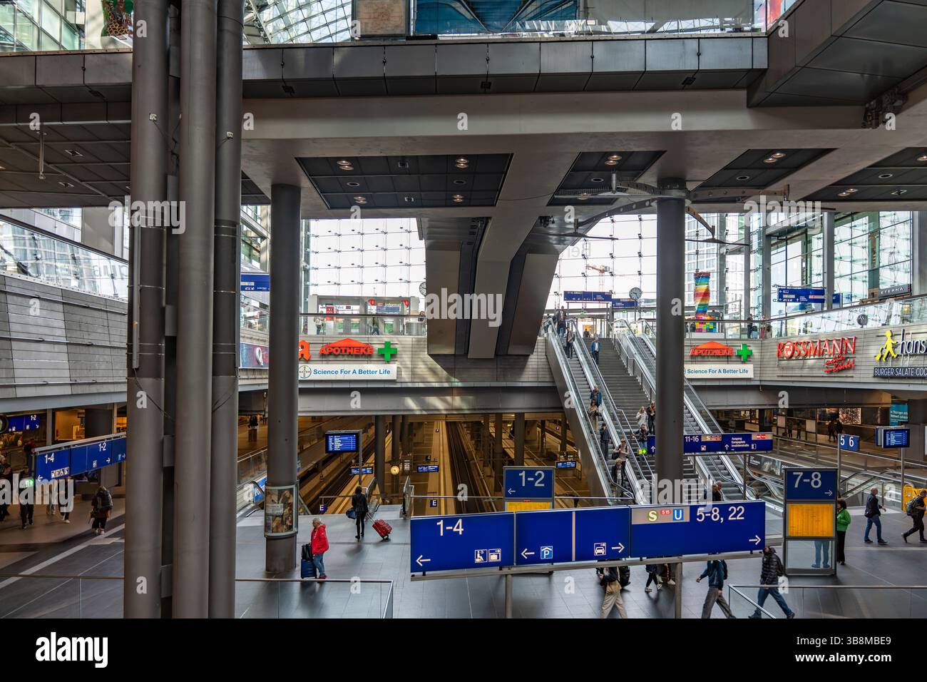 Berlin's main railway station and the largest transit station in Europe ...