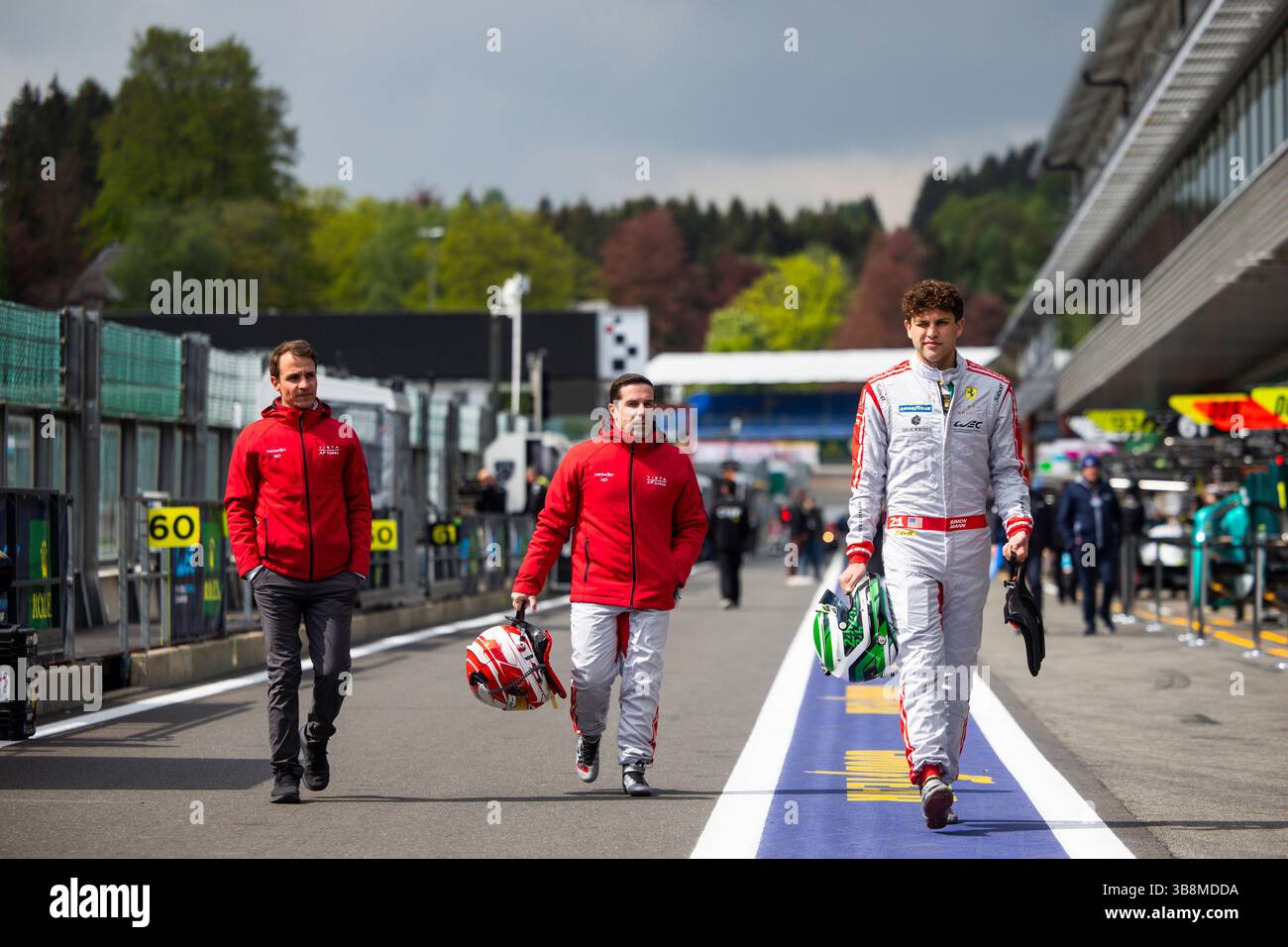 MANN Simon (usa), Vista AF Corse, Ferrari 296 GT3 #21, LM GT3, portrait ...