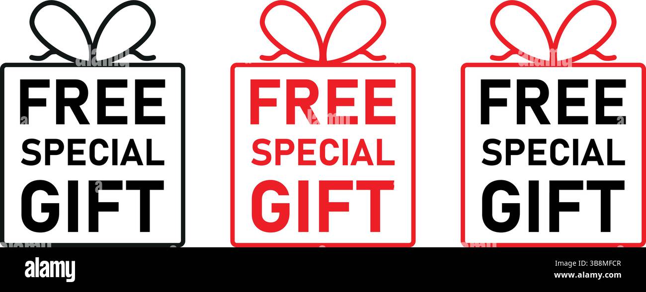 Special gift display Stock Vector Images - Alamy