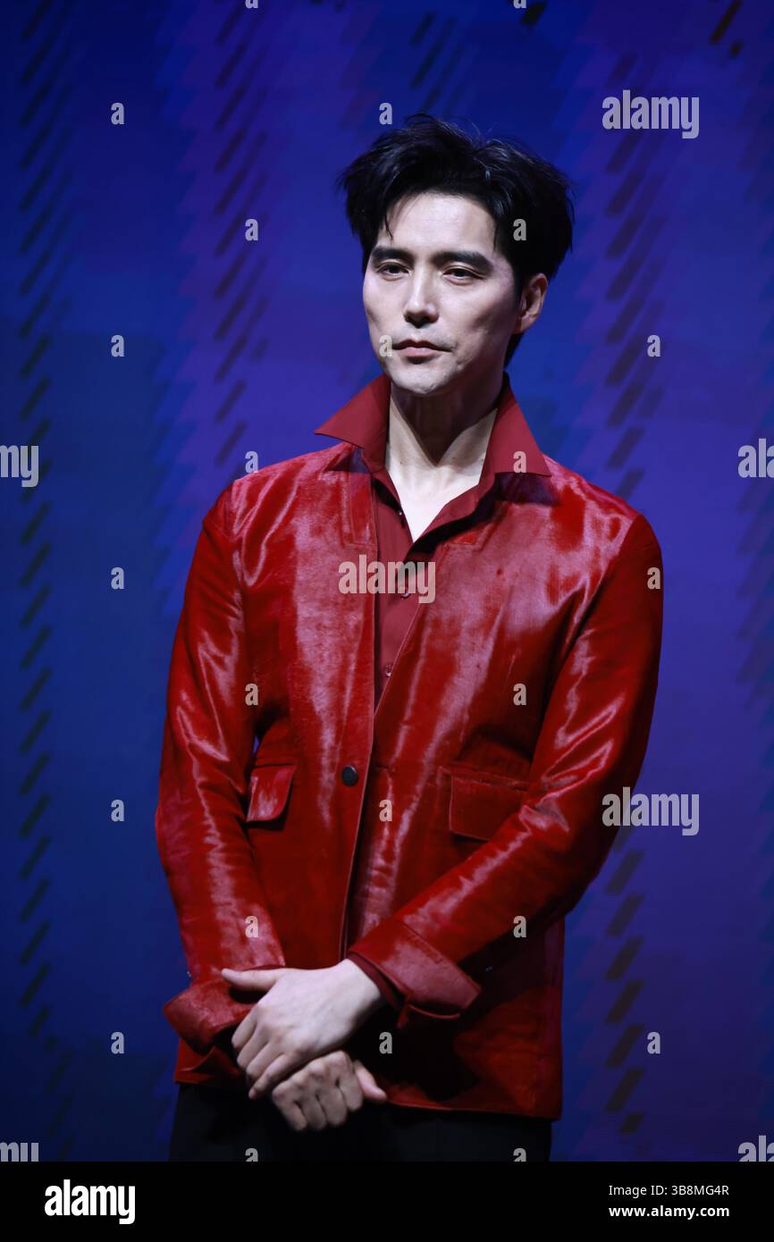 Chinese musical theater actor, singer and songwriter Ayanga attends an ...