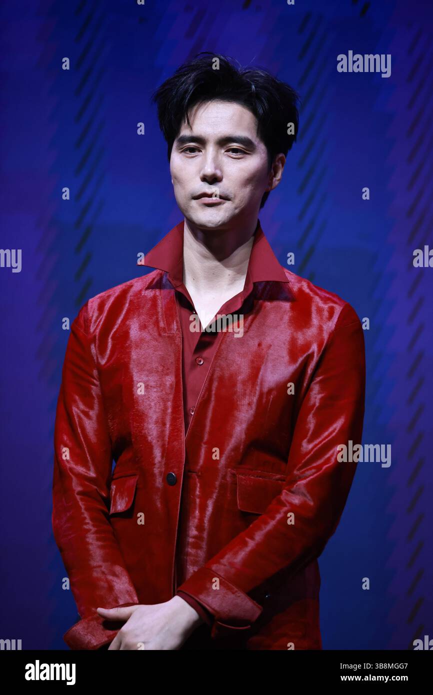 Chinese musical theater actor, singer and songwriter Ayanga attends an ...