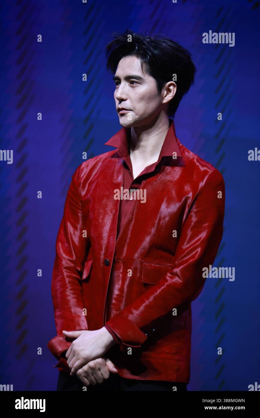 Chinese musical theater actor, singer and songwriter Ayanga attends an ...