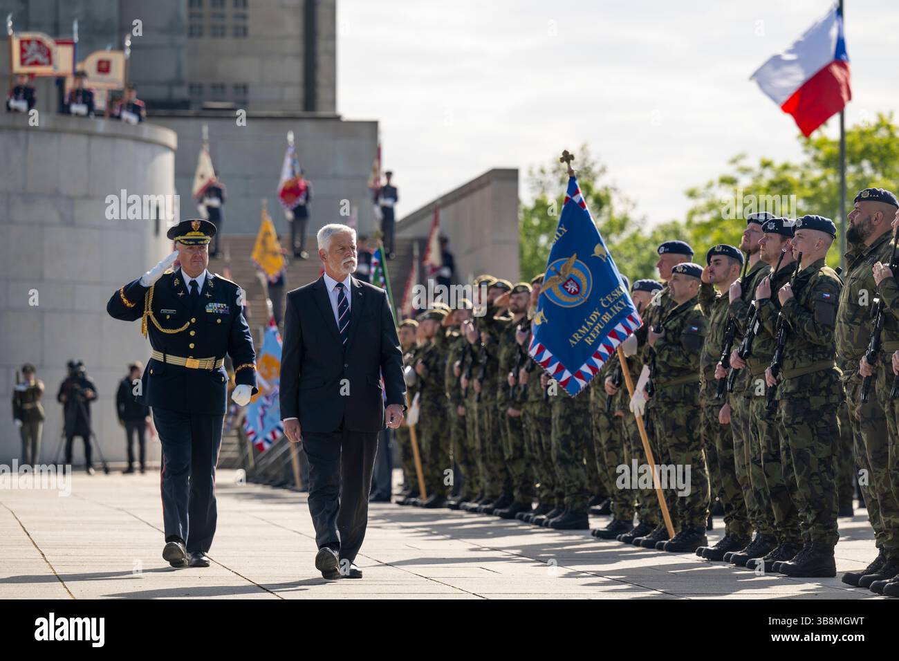 Prague, Czech Republic. 08th May, 2025. Czech President Petr Pavel ...