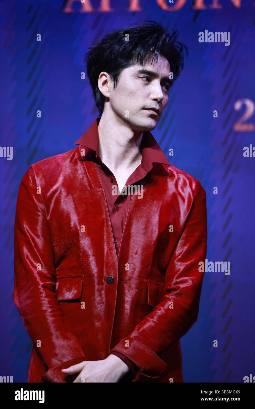 Chinese musical theater actor, singer and songwriter Ayanga attends an ...